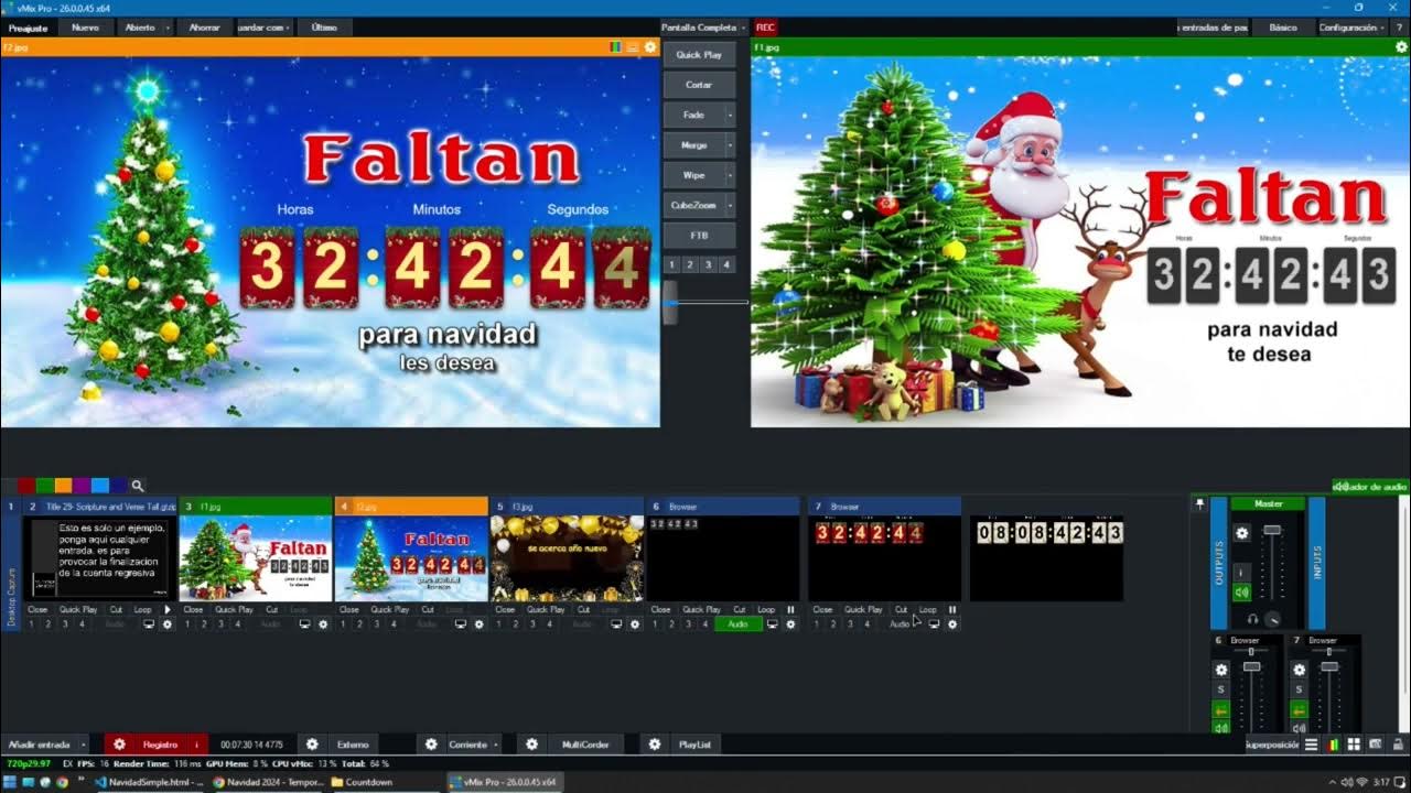 vMix Cuenta Regresiva Html Css JavaScript - YouTube