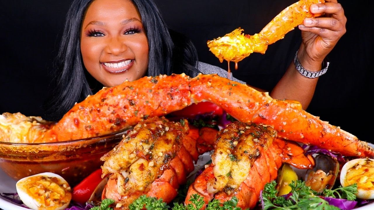 KING CRAB LEGS + LOBSTER TAILS + GREEN LIP MUSSELS , SEAFOOD BOIL ...