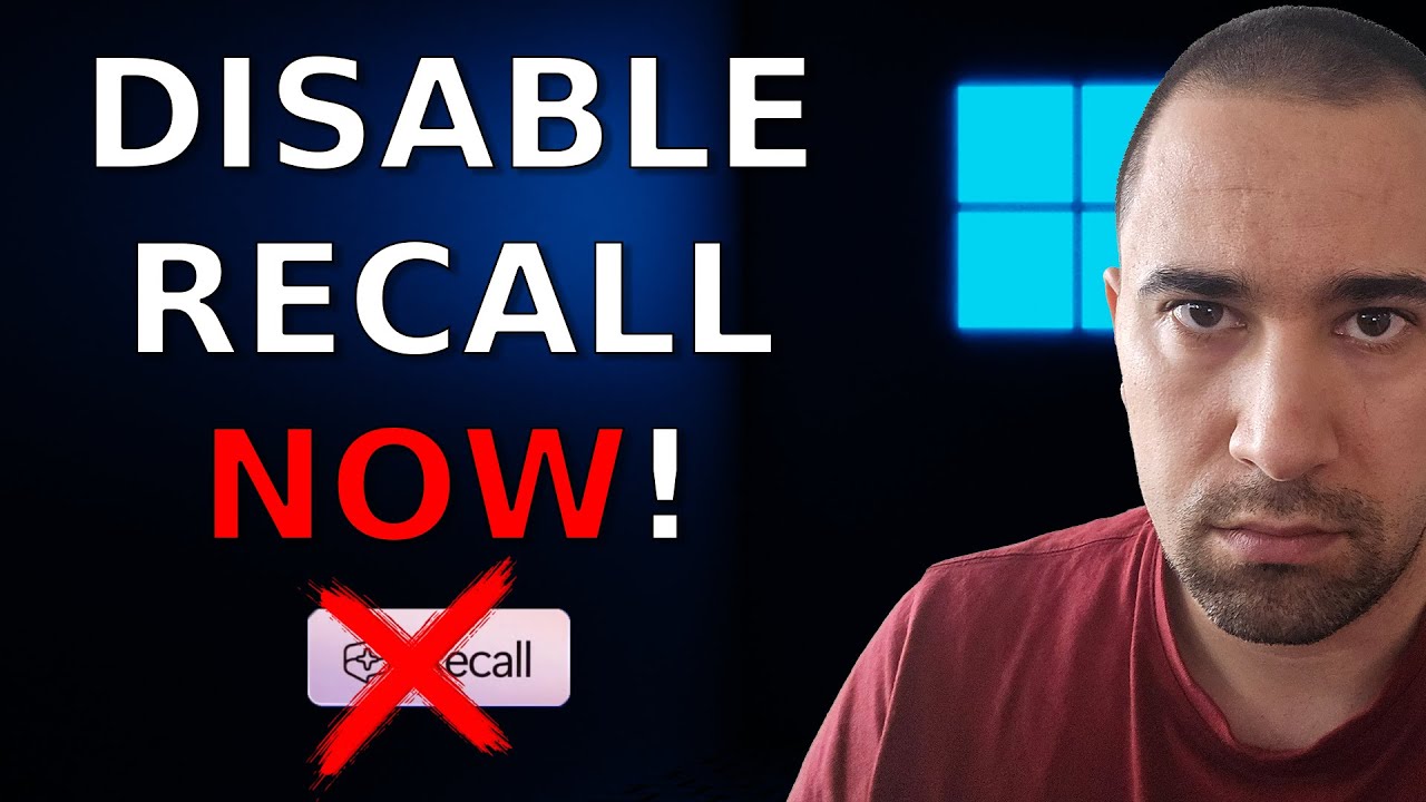How To DISABLE Microsoft Recall In 24H2 - YouTube
