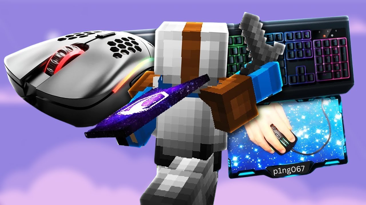 Crisp Keyboard & Mouse ASMR Sounds With Handcam | Bedwars - YouTube