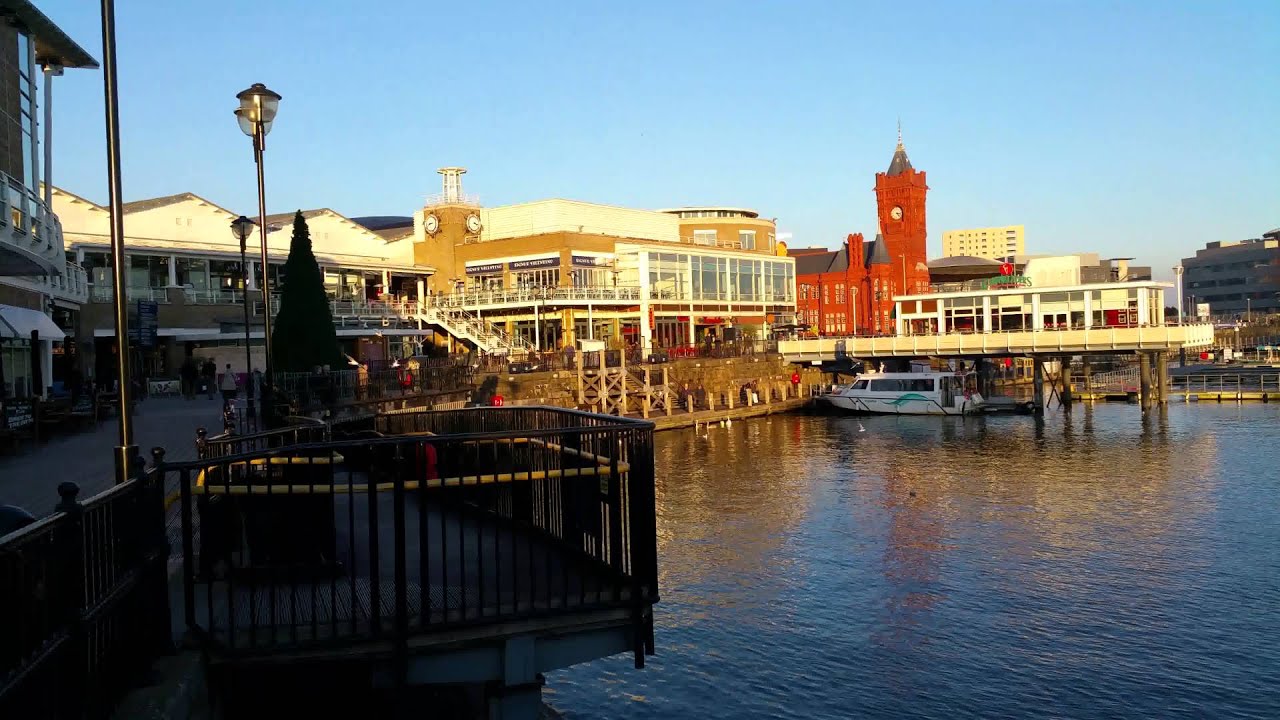 Mermaid Quay, Cardiff Bay, 4k - YouTube