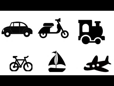 0-3 Ay Bebekler İçin Siyah Beyaz Zeka Kartları | Taşıtlar ve Ev Eşyaları