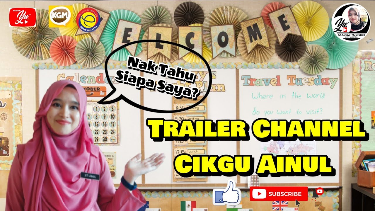 Salam Perkenalan dari Cikgu Ainul (Channel Trailer) - YouTube