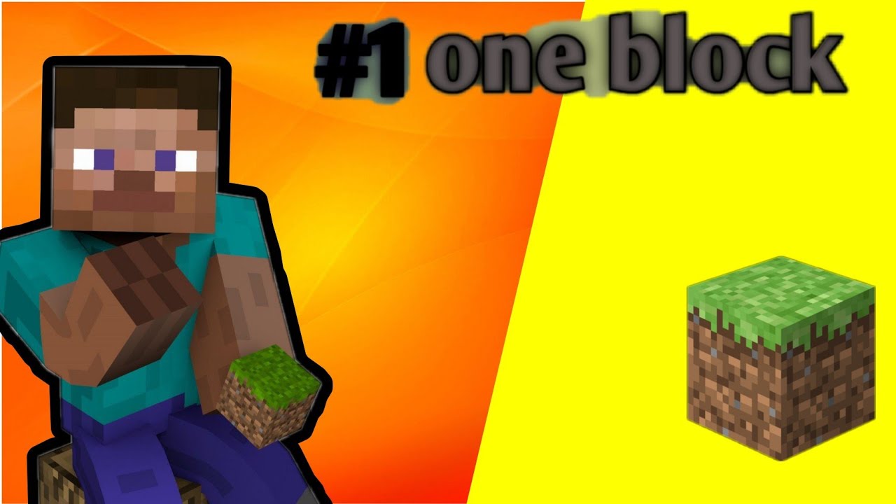 #1 One block Starting New Survival with one dirt |Minecraft hindi - YouTube