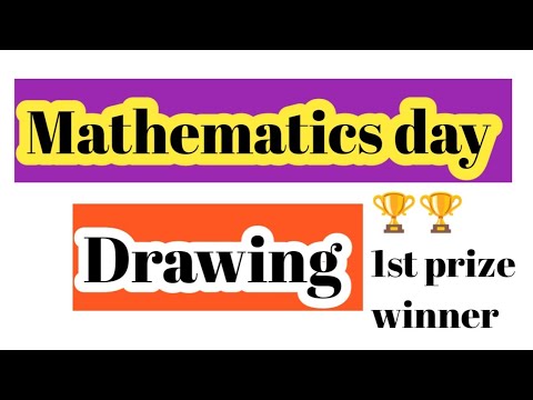 National mathematics Day Drawing|Maths project|Mathematics day Chart ...