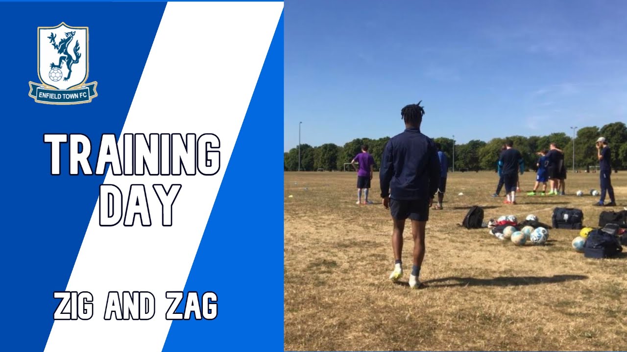 Enfield Town Disability FC, Zig & Zag Training Day - YouTube