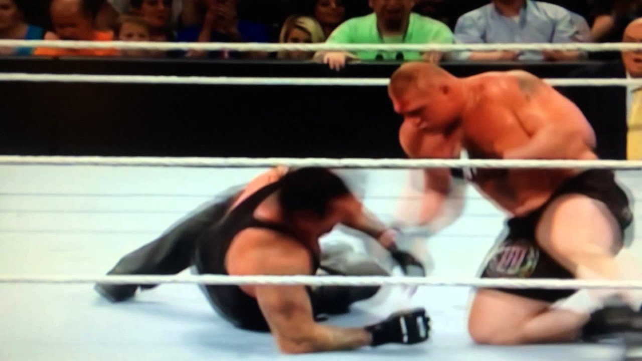 Undertaker & Brock Lesnar Laughing SS 2015. - YouTube