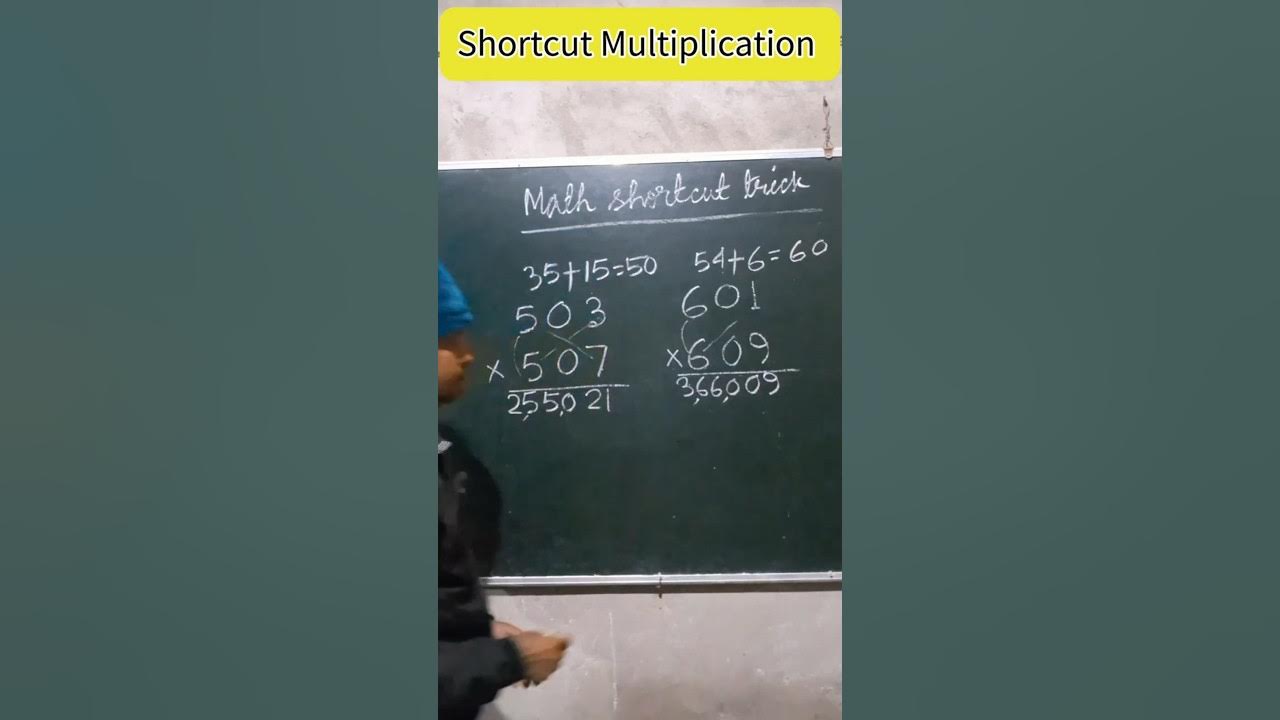 Multiply Faster with Shortcut Trick 🤓📝💡: Easy Math Hack for Quick ...