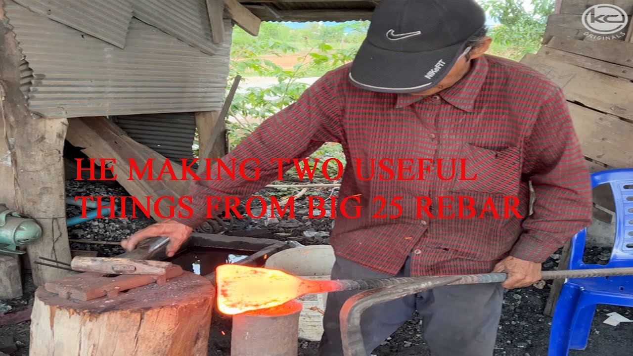 "Watch This Old Man Forge An Incredible Creation With Just A Rebar ...