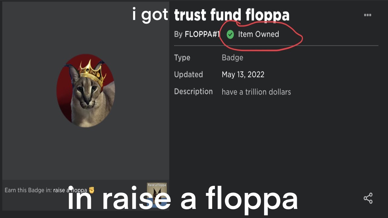 I got 1 trillion dollars in Raise A Floppa | Roblox - YouTube