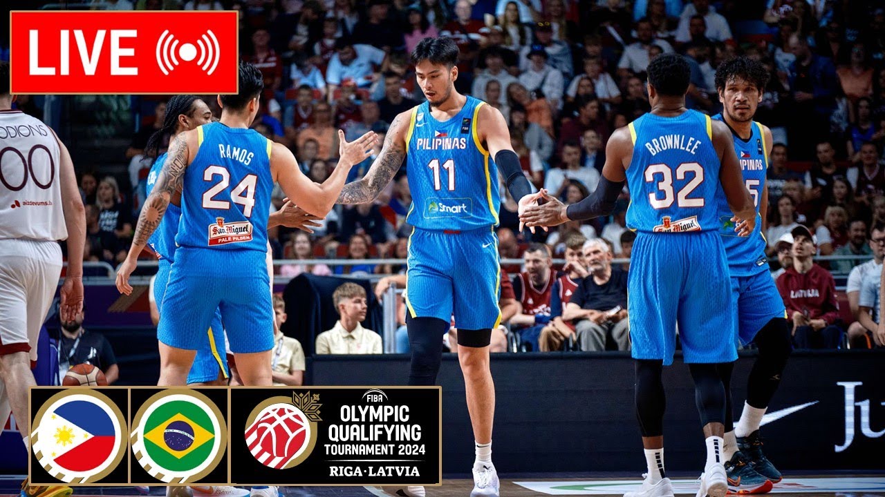 FIBA LIVE! GILAS PILIPINAS vs BRAZIL SEMIFINALS | July 6, 2024 | 2024 ...