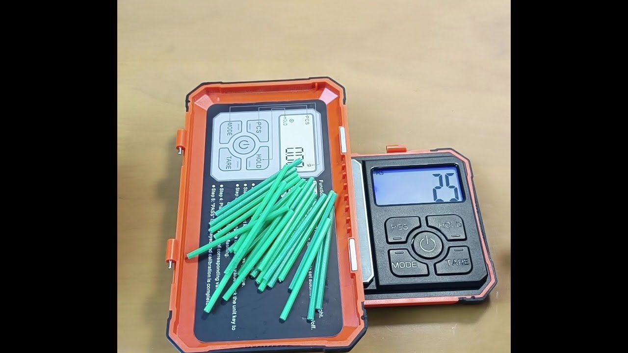 How to use digital scale “pcs” function to measure quantity? - YouTube