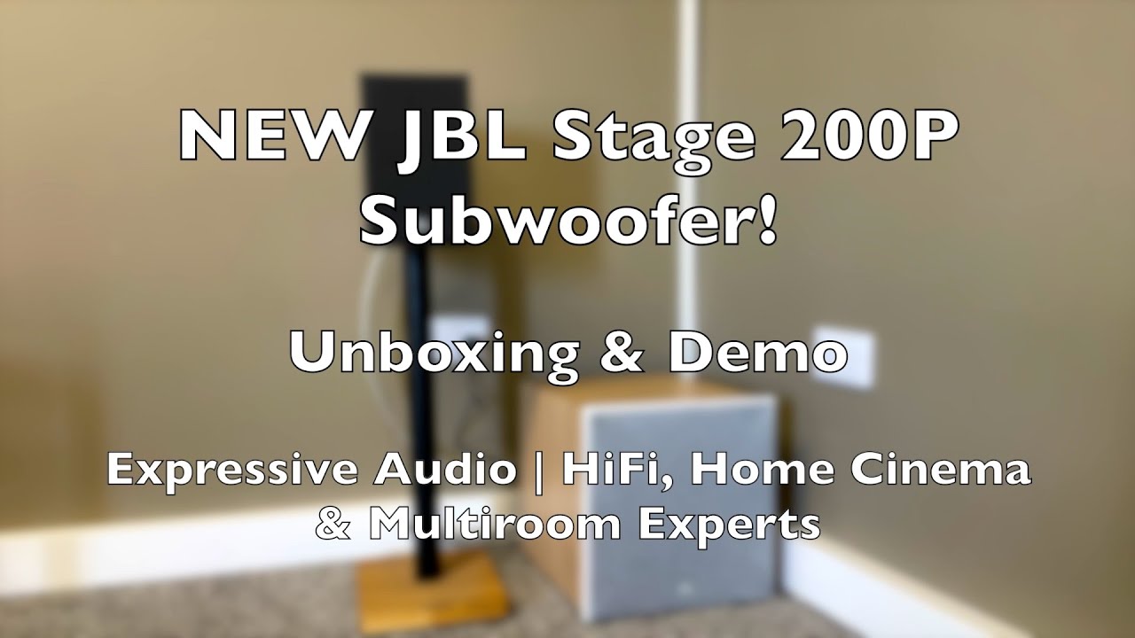 NEW JBL Stage 200P Subwoofer! | Unboxing & Demo | JBL Home Cinema ...
