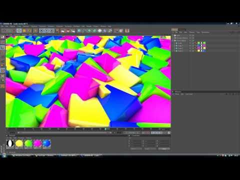 Cinema 4D | Abstract Square Mesh Tutorial - YouTube