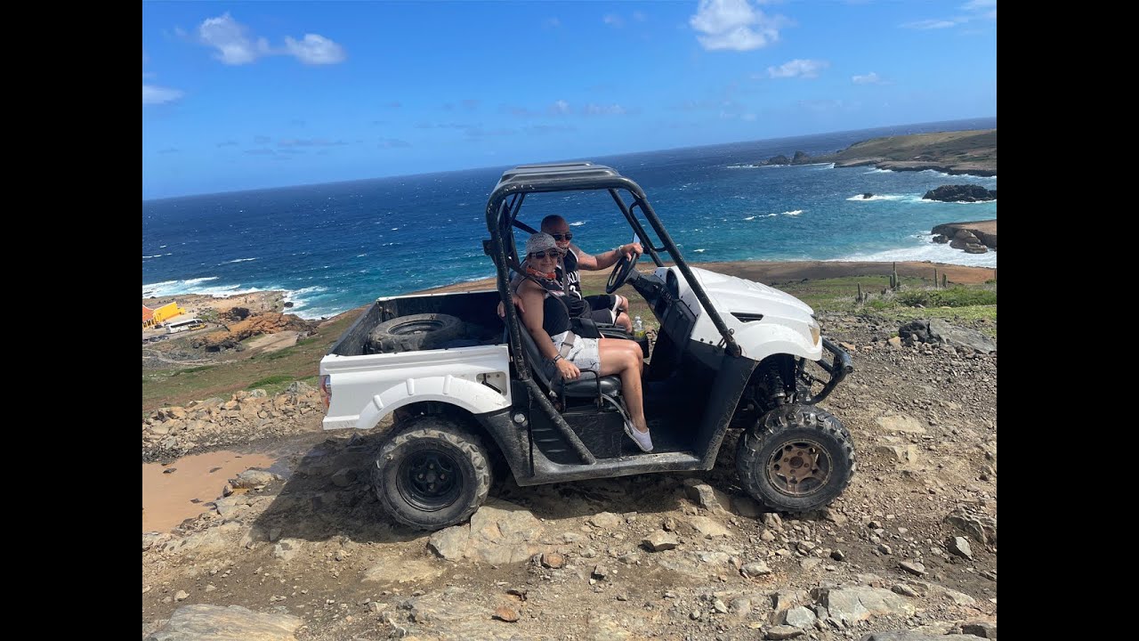 Aruba UTV Tours New Natural Cave Pool with Cliff Jumping - YouTube