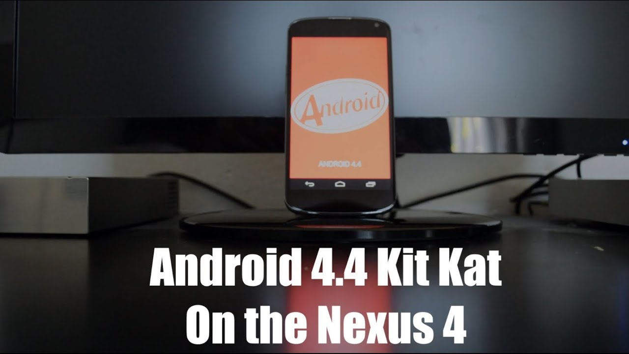Nexus 4 Official Kit Kat Update, Review - YouTube