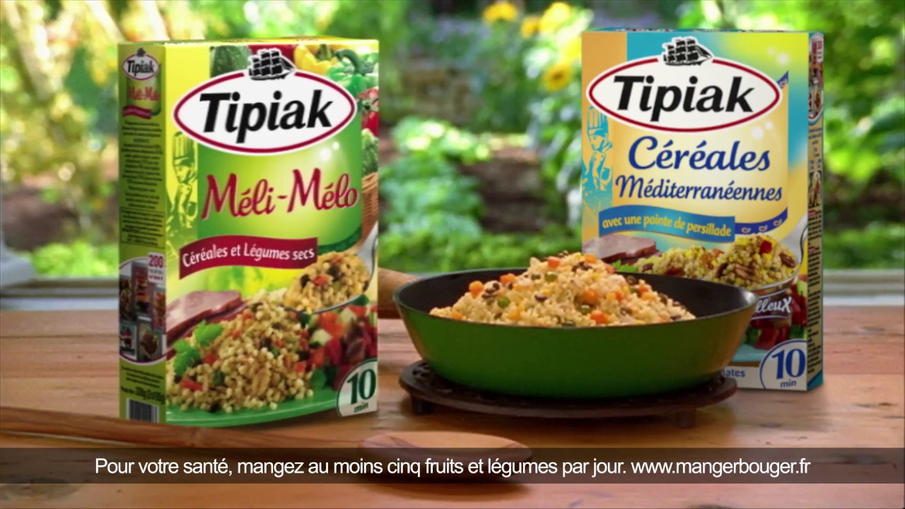 TIPIAK - Publicité Méli-Mélo Céréales et Légumes secs - YouTube
