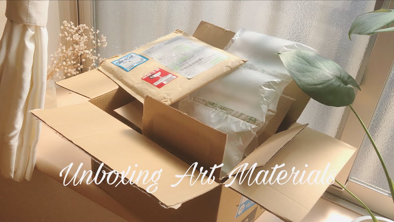 Art Materials Unboxing - YouTube