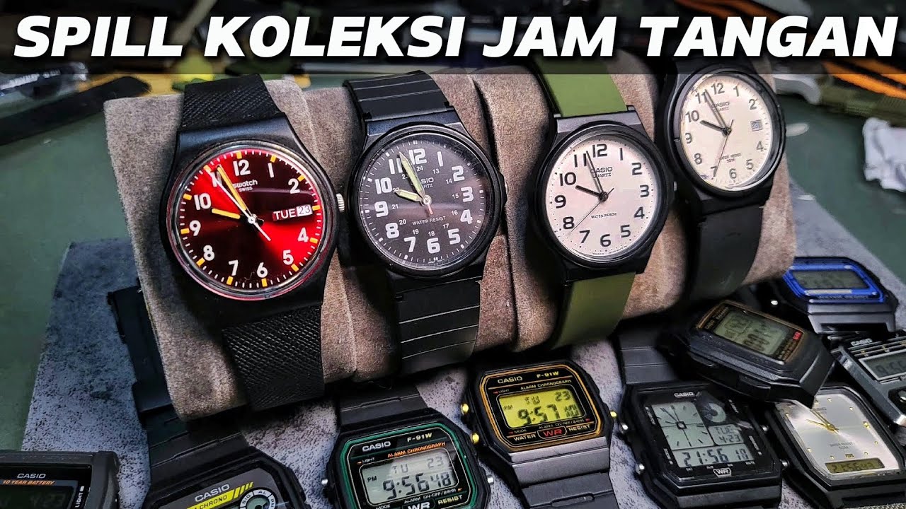 SPILL KOLEKSI JAM TANGAN UKURAN KECIL SATU JAM! - YouTube