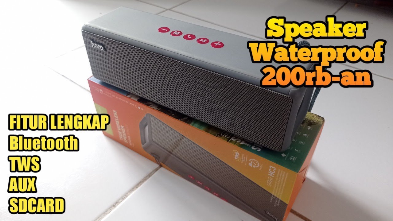 Speaker Hoco HC3 Kualitas Premium Harga 200 ribuan // Speaker Bluetooth ...