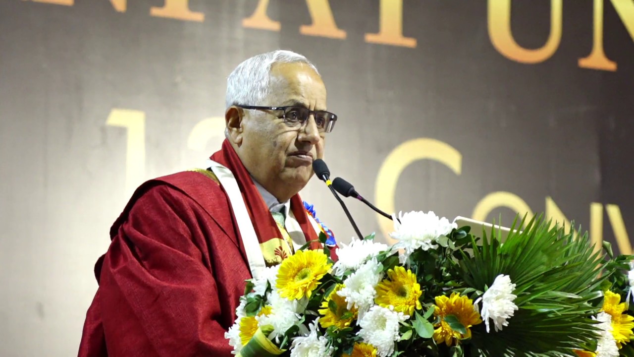 Ganpat University 13th Convocation President Shri Ganpatbhai Patel ...