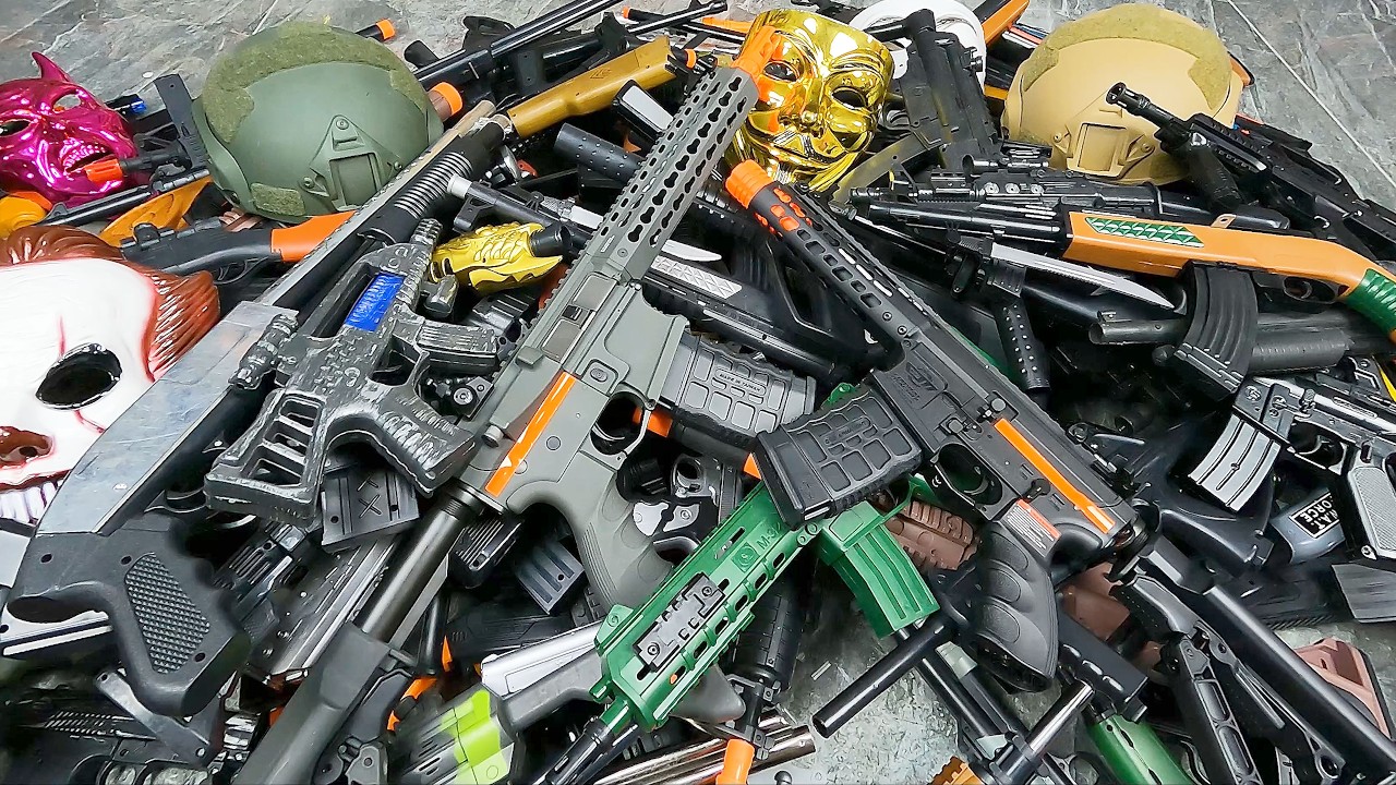 🔥INSANE TOY GUN ARSENAL!🔫 Huge Collection of Toy Rifles, Pistols ...