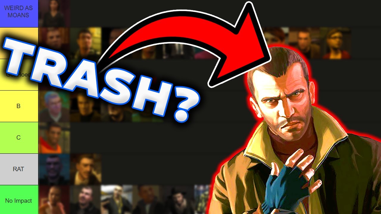 Ranking GTA 4 Characters Based On IMPACT - YouTube