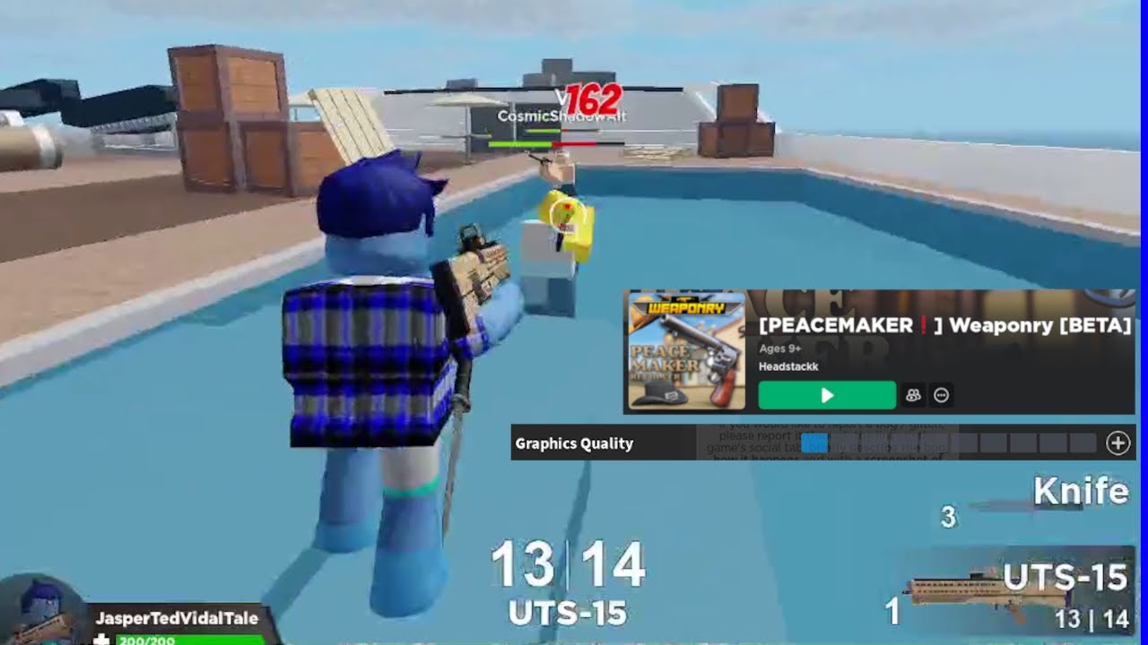 Roblox Experience: [PEACEMAKER ] Weaponry [BETA] by Headstackk ...