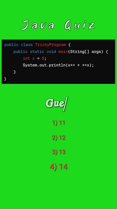 Mind Bending Java Puzzle Whats The Output 🤔 Javaquiz Javaprogramming Quiz Programmer