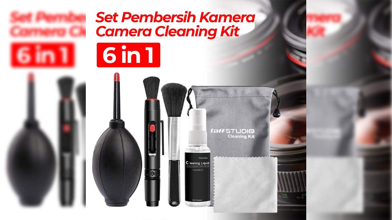 TaffSTUDIO Set Pembersih Kamera Camera Cleaning Kit 6in1 - 430978 ...