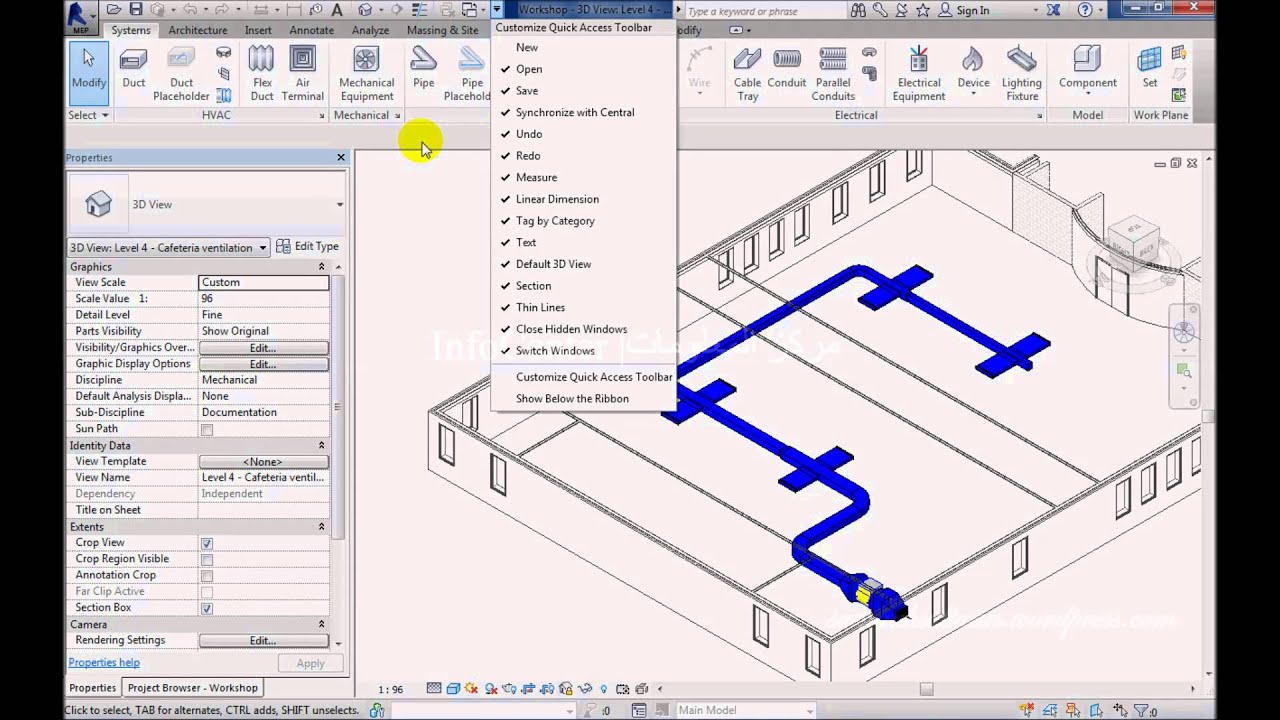 User Interface in Revit (1) (wo sound) - YouTube