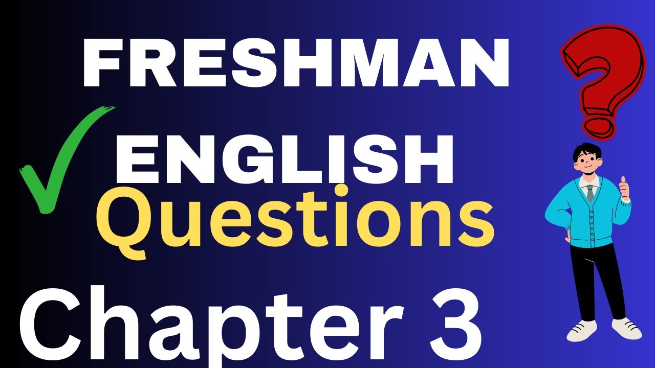 freshman english chapter 3 - YouTube