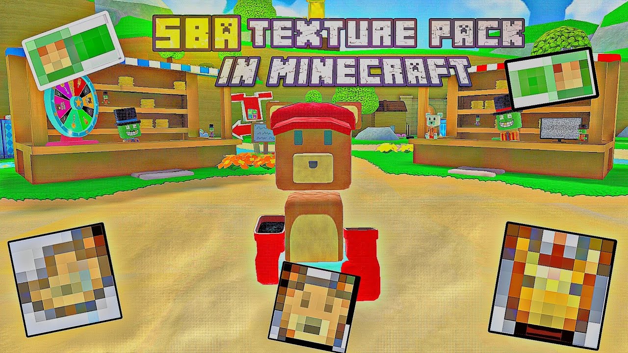 I MADE A SBA TEXTURE PACK IN MINECRAFT TT 😱🔥 - part 1 - YouTube