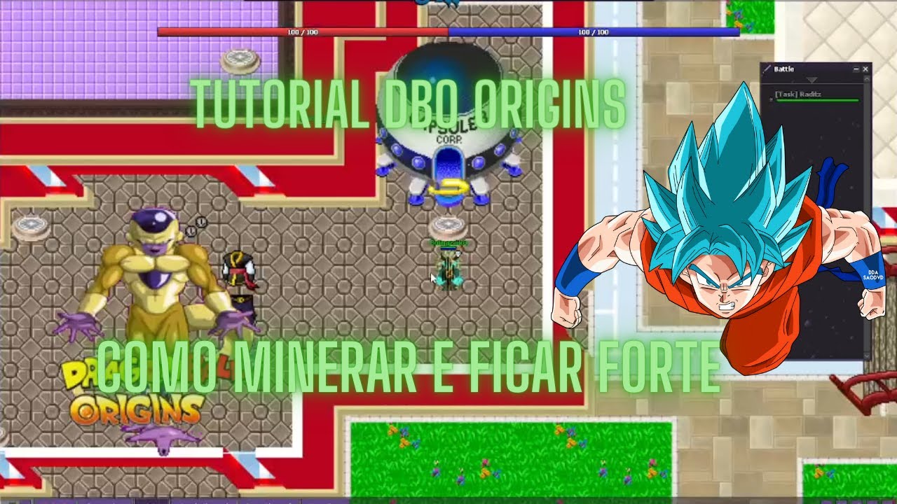 Como Minerar com seu bot🔥Tutorial DBO Origins Pt.12🔥 tibia,nto,novo server dbo,ndbo,2023, mobile ...