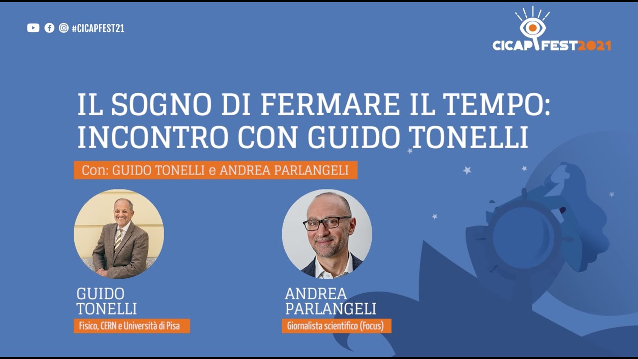 Il sogno di fermare il tempo: incontro con Guido Tonelli - YouTube