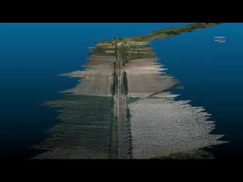 Nalot fotogrametryczny - liniowy odcinek kolejowy 100km