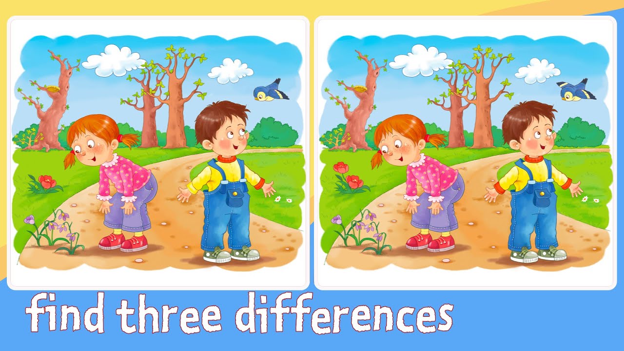 BRAIN GAME--Find Three Differences--#112 - YouTube
