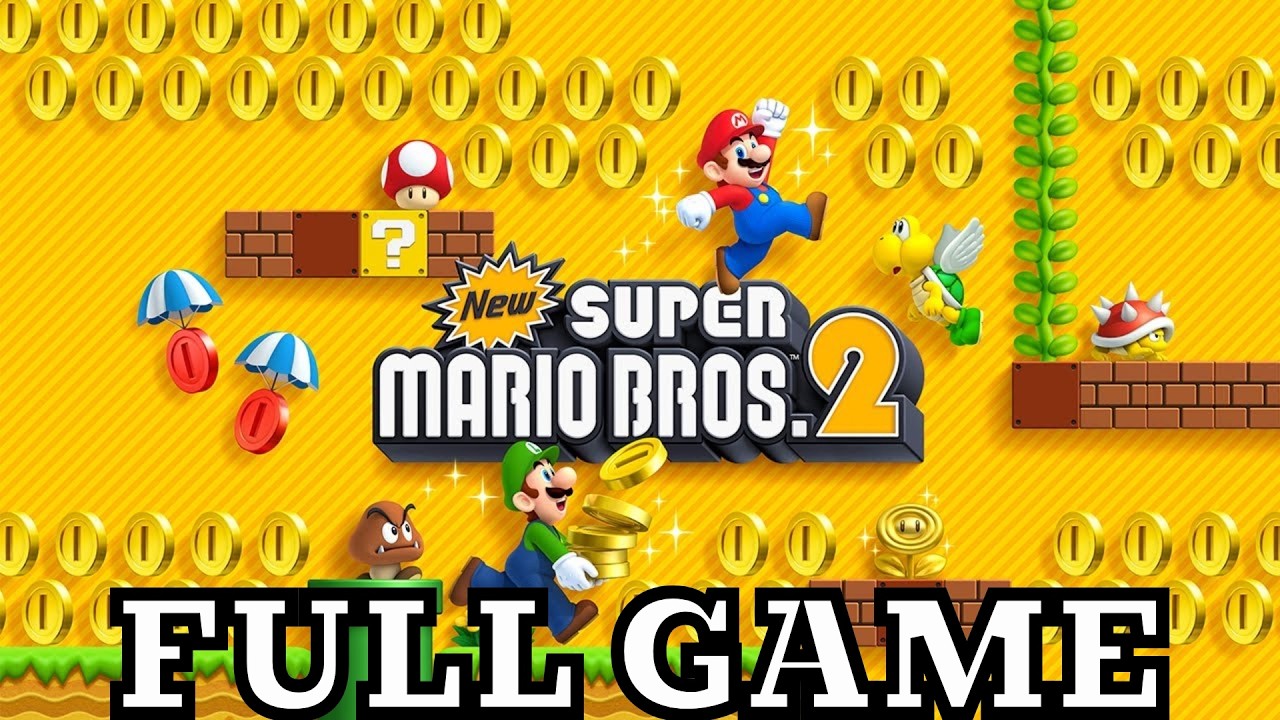 New Super Mario Bros. 2 - FULL GAME Longplay | No Commentary - YouTube