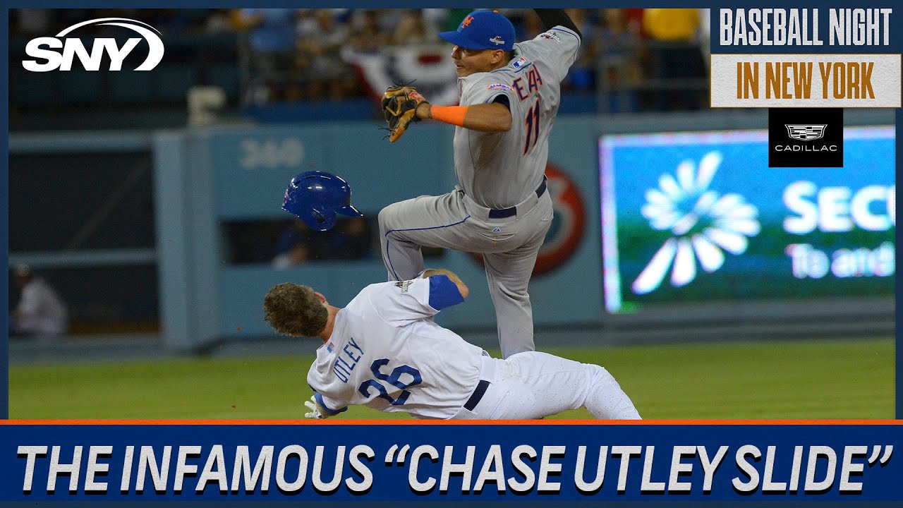 A look back at the infamous 'Chase Utley slide' in the 2015 NLDS | SNY - YouTube