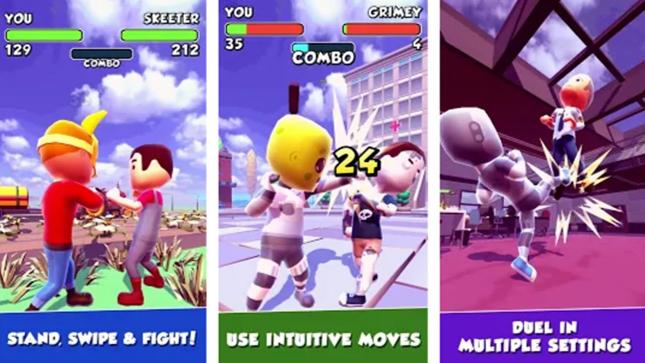 Swipe Fight! - ALL LEVELS - Gameplay Walkthrough Part 8 - YouTube