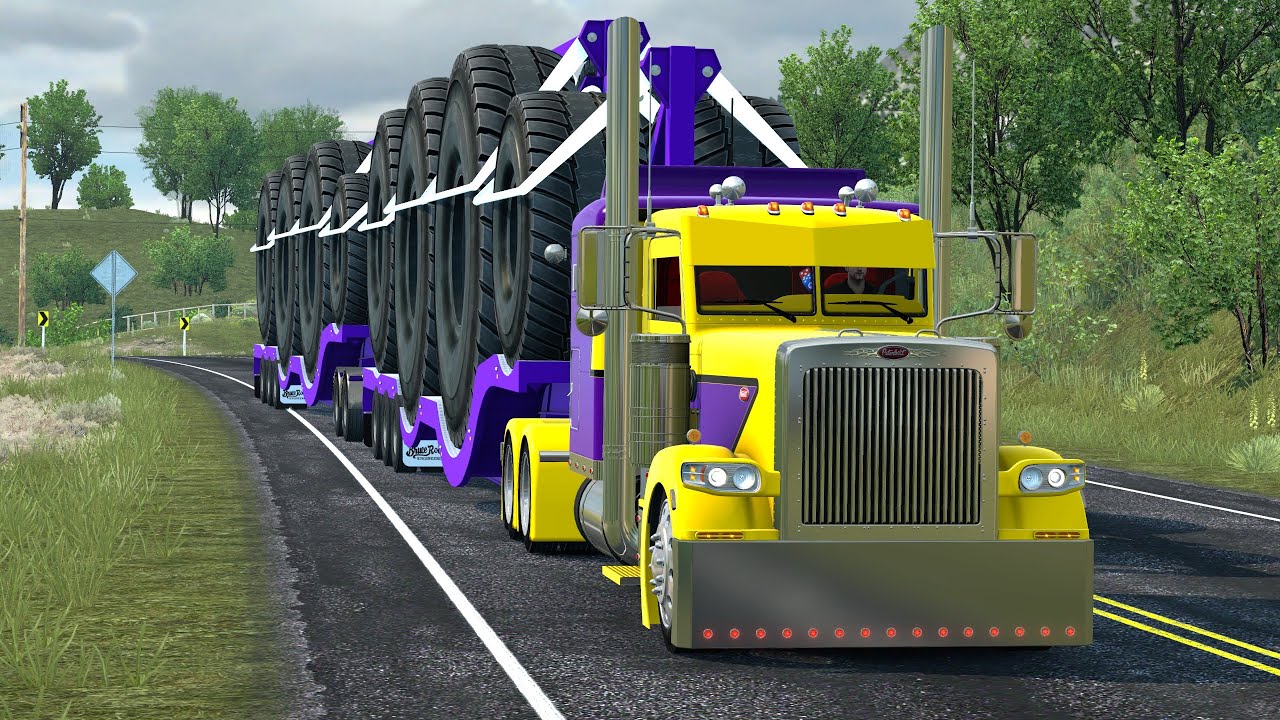 Peterbilt 389(Oversized Loads) - American Truck Simulator - YouTube
