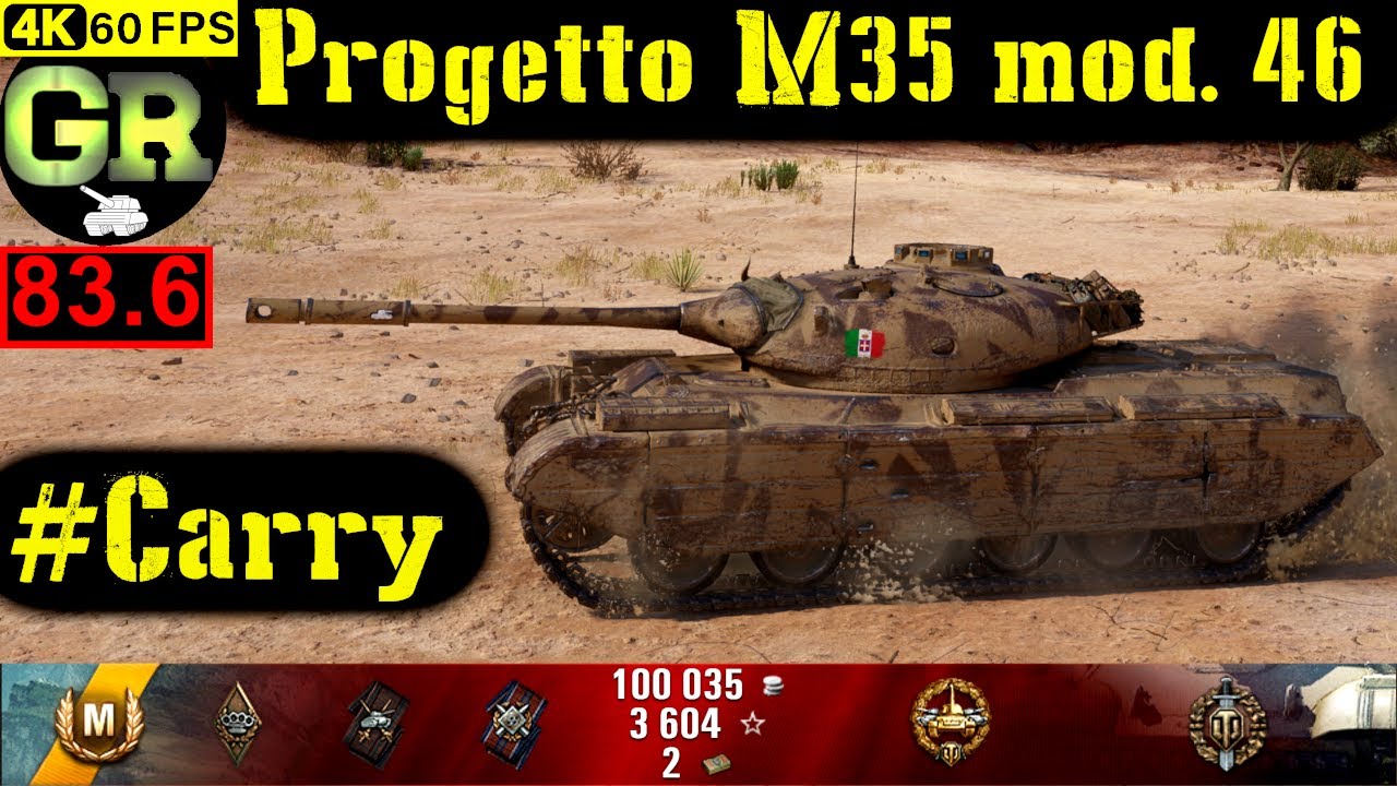 World of Tanks Progetto M35 mod 46 WoT Replay - 6 Kills 5.6K DMG(Patch ...