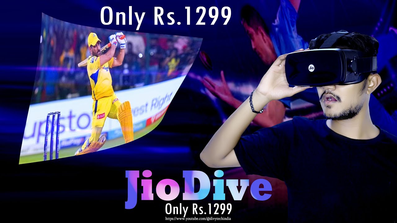 ₹1,299🔥🔥🔥The Best 360° VR IPL Experience with Jio Dive VR in 100" - YouTube