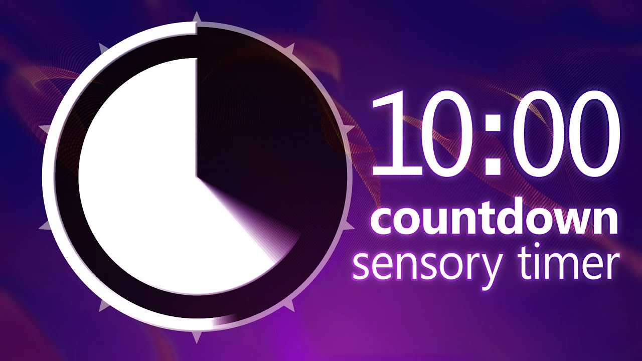 10 Minute Sensory Countdown Timer with Digital, Dial, Verbal Alerts and ...
