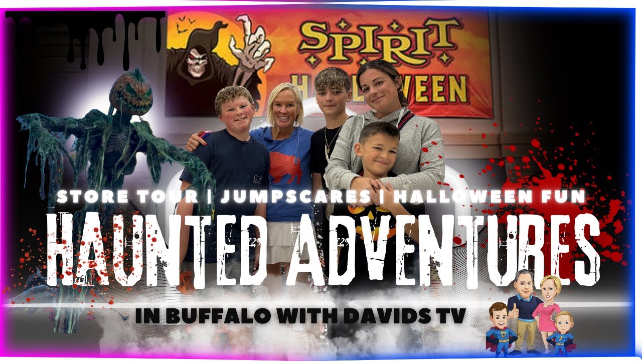 DavidsTV x Spook365 Home Haunt Tour | Spirit Halloween Store Tour ...