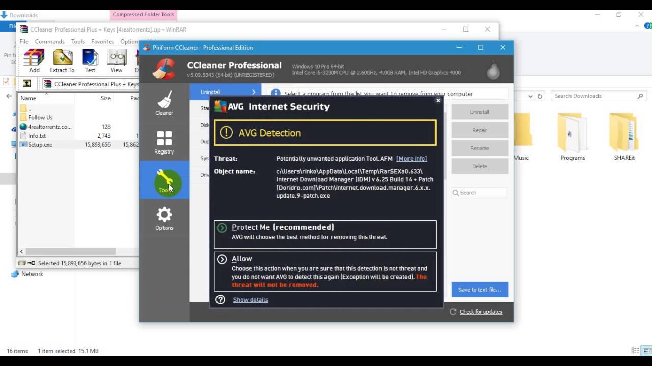 How to Set up Ccleaner as a Pro virsion with Your Name - YouTube