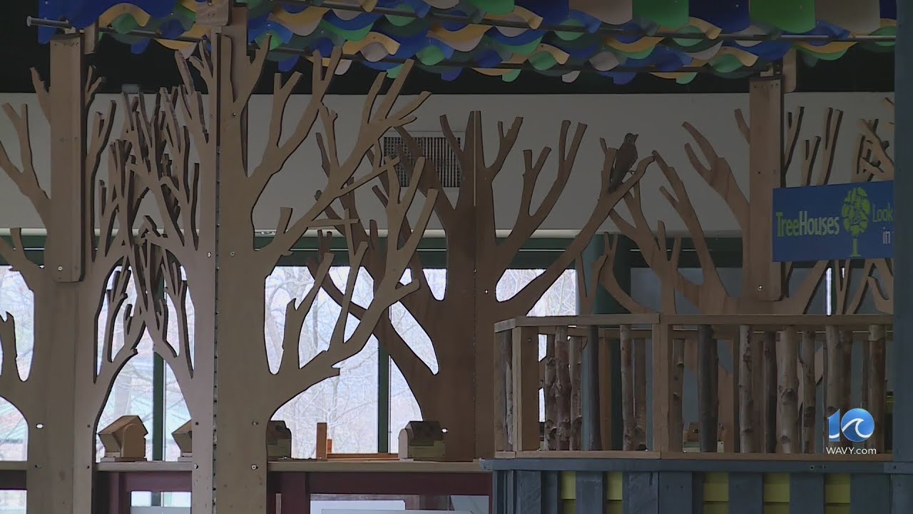Interactive tree house exhibit to open in Virginia Living Museum - YouTube