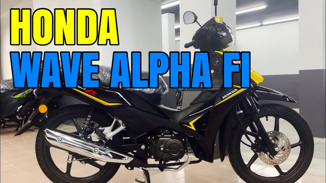 HONDA WAVE ALPHA 110 FI YELLOW 2023 - YouTube
