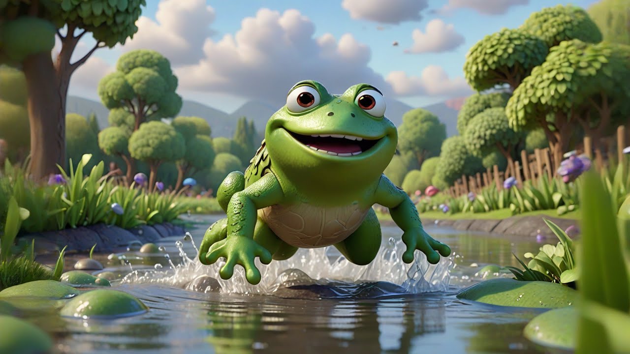 Seven Little Frogs Jump in the Rain + More Nursery Rhymes & Kids Songs ...