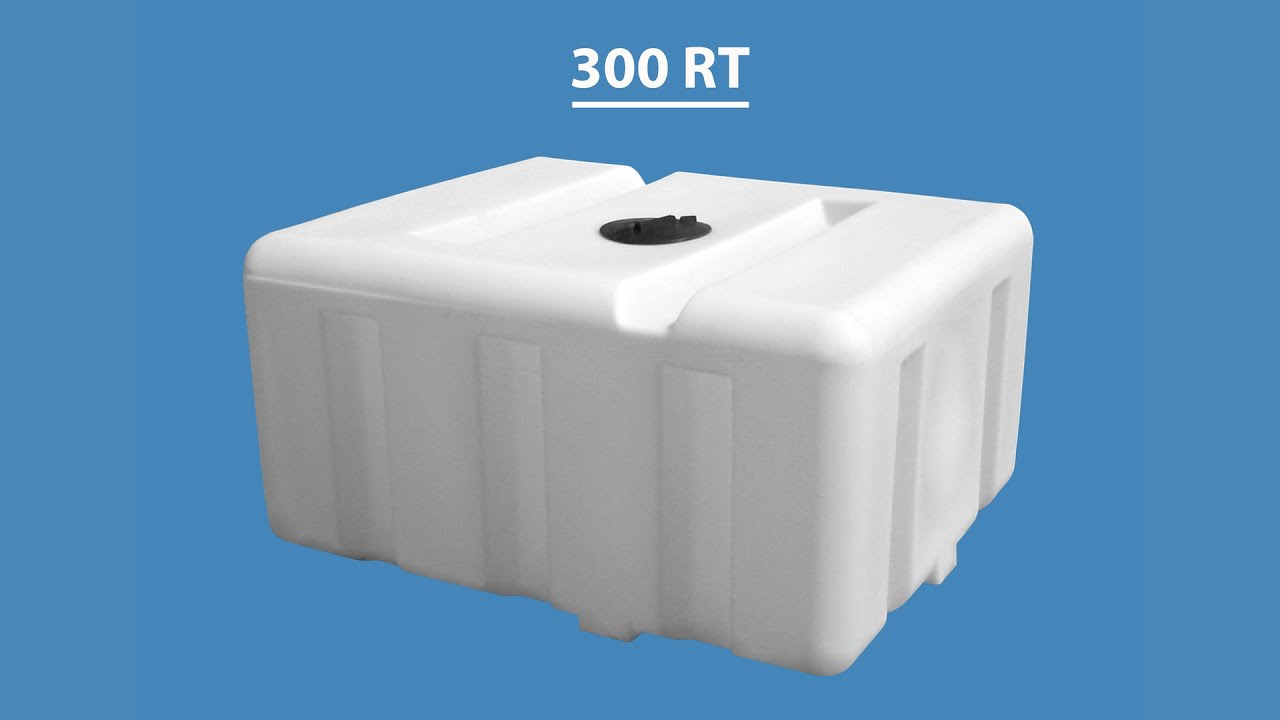 Dunmiers 300 Gallon Rectangular Tank Custom Roto Molding 300 RT - YouTube
